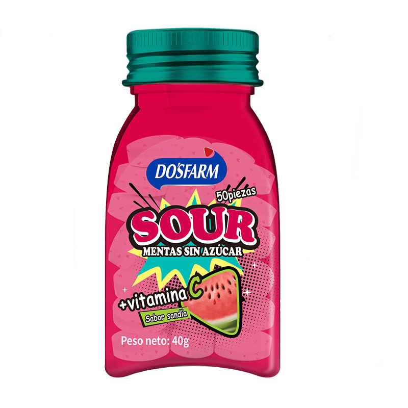 Sugar Free Watermelon Mint Candy | Low Calorie OEM Lozenges